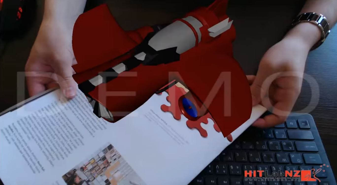 Augmented Reality using BuildAR (easy way to play around with AR)