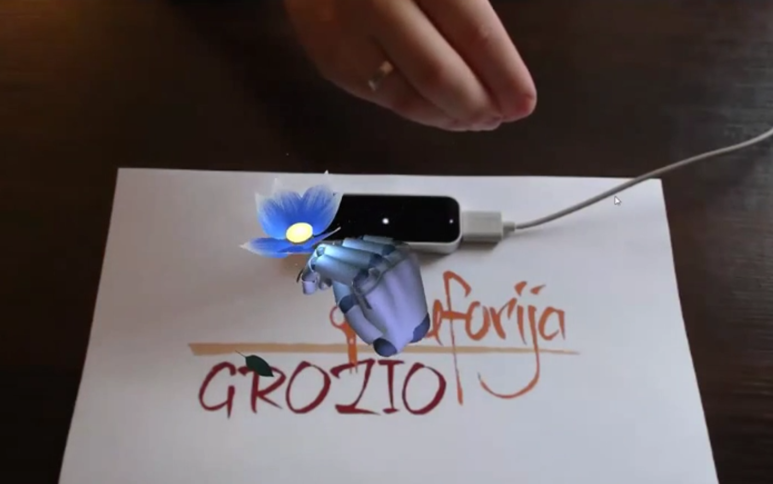 Augmented Reality using Leap Motion Augmented Reality using Leap Motion